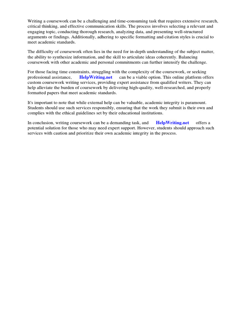 Course Work Syllabus | PDF | Teachers | Curriculum