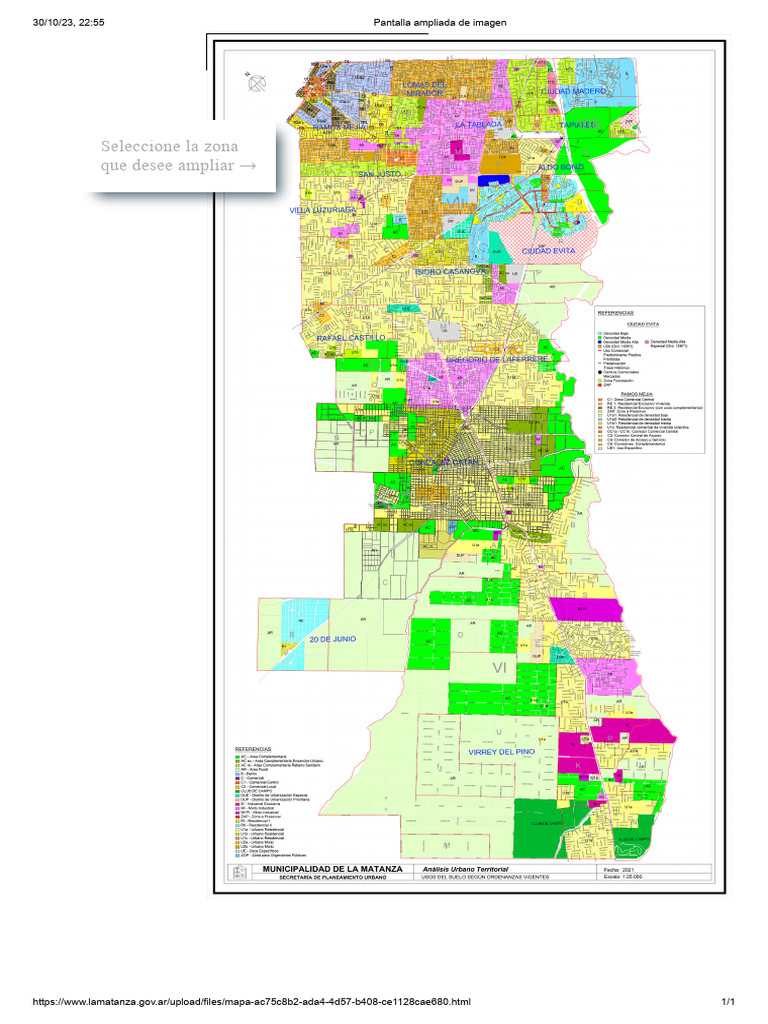 Zonificacion de La Matanza | PDF