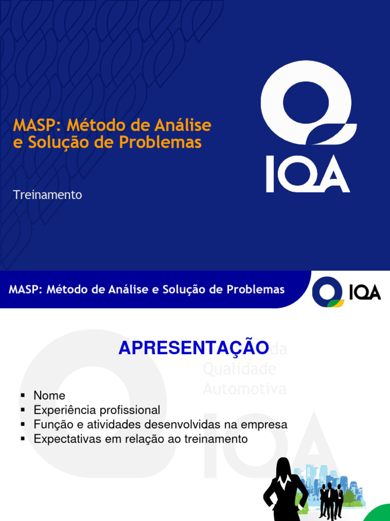 Curso MASP Básico (Alinhado Ao CQI 20 AIAG) | PDF | Qualidade (negócios ...
