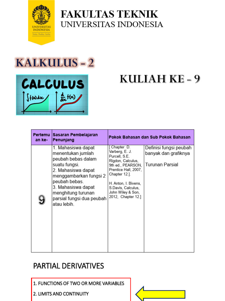 Materi Kuliah Ke 9 | PDF | Derivative | Function (Mathematics)