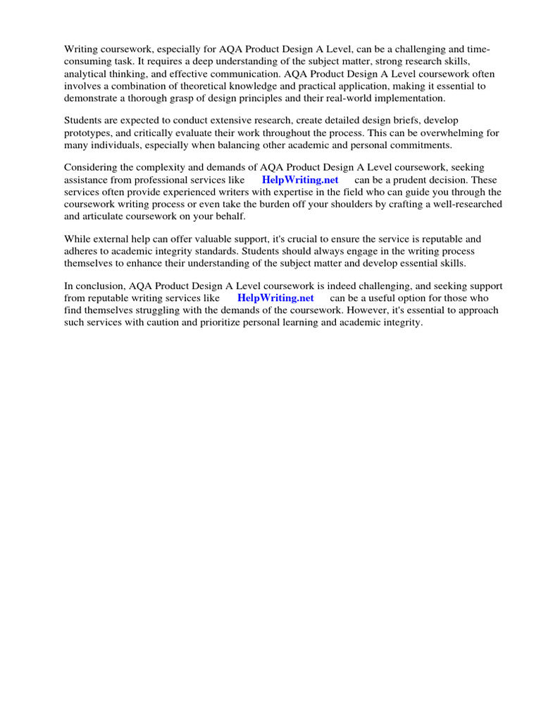 Aqa Product Design A Level Coursework Examples | PDF | Facebook | Linked In Aqa Product Design A Level Coursework Examples | PDF | Facebook | Linked In