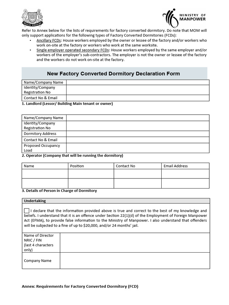 FCD Declaration Form | PDF | Dormitory | Toilet