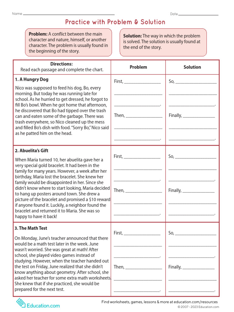 Problem and Solution | PDF