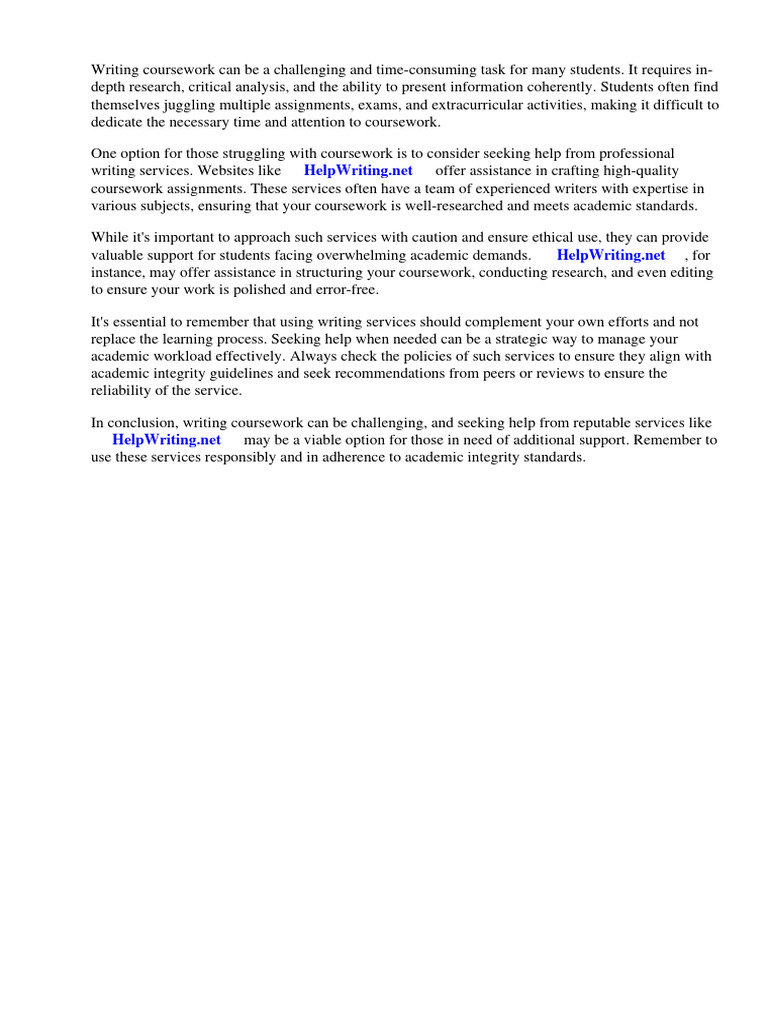 Coursework Assignment Sample | PDF | Proofreading | Essays