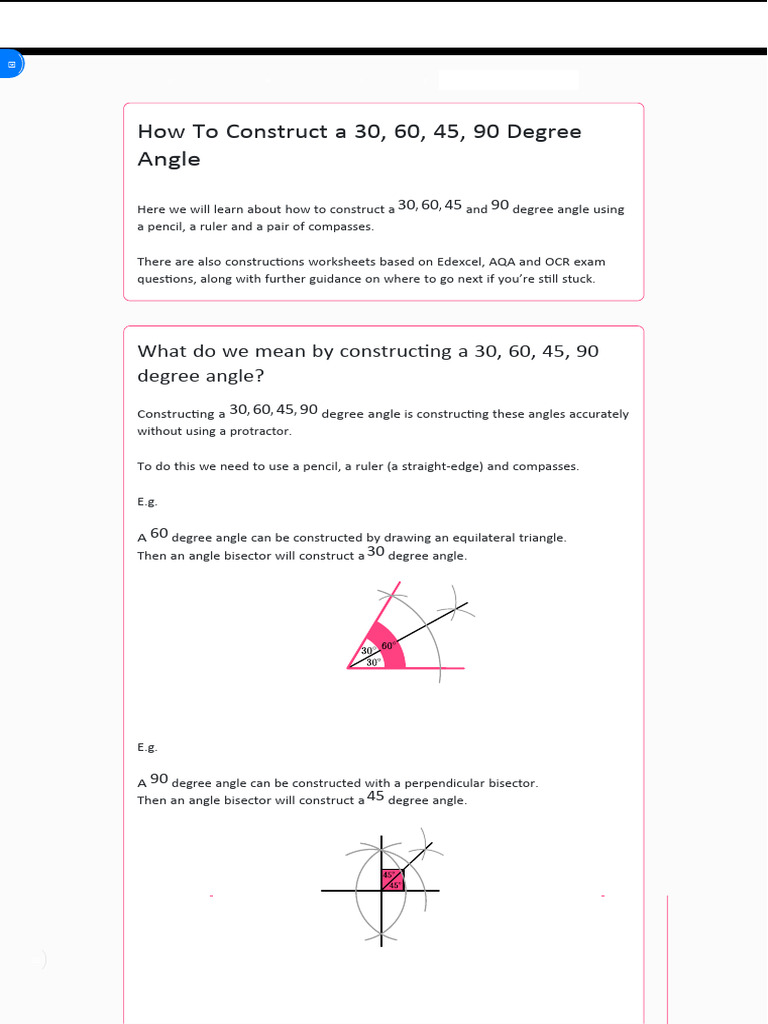 ANGLES | PDF | Angle | Perpendicular