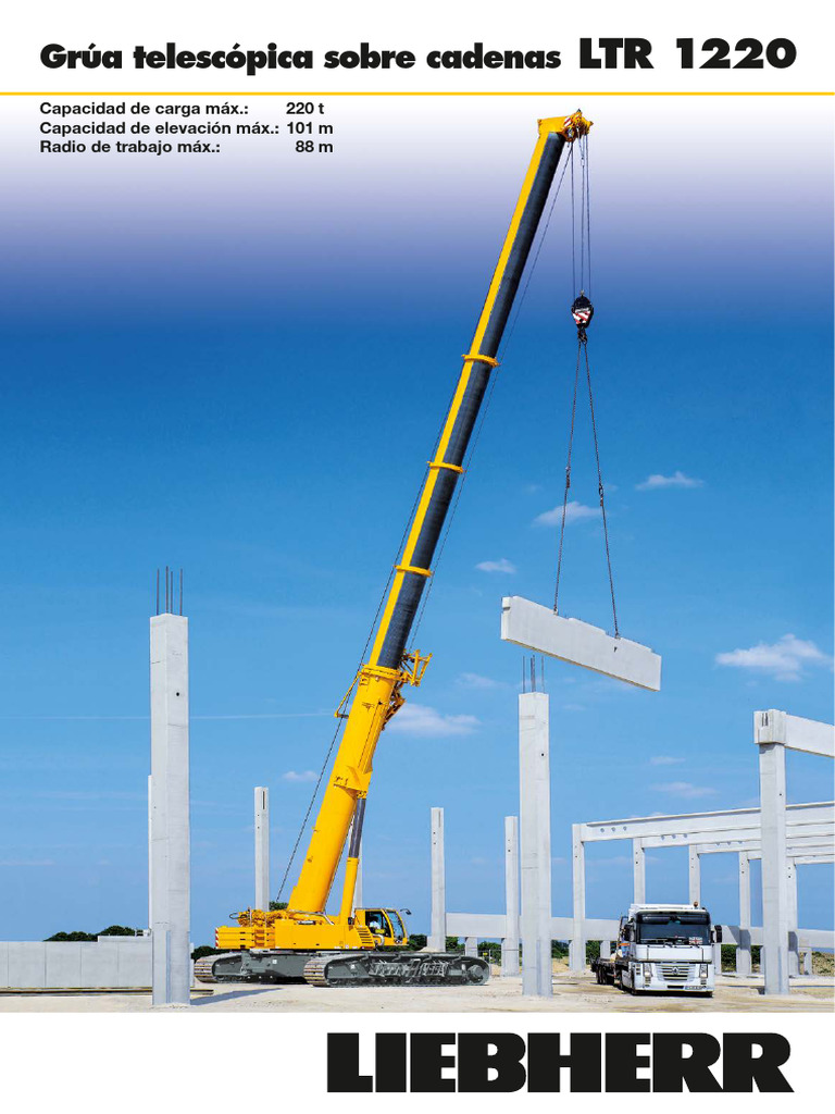 Grúa Telescópica LTR 1220 de Liebherr | PDF | Engranaje | Ingeniería de ...