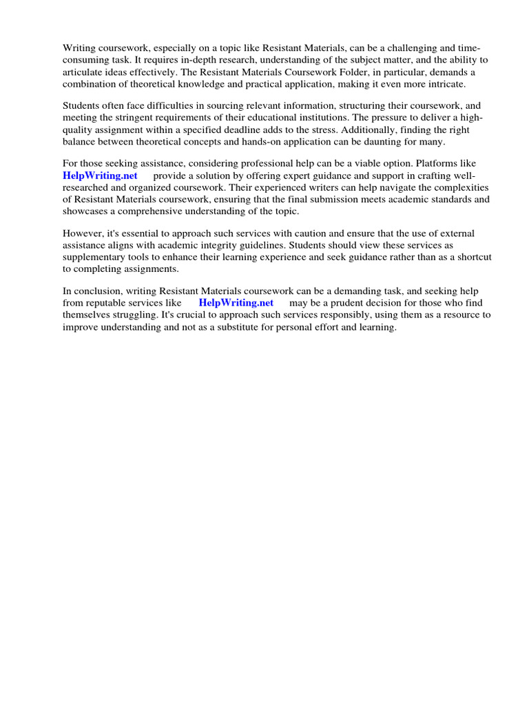 Resistant Materials Coursework Folder | PDF | Art