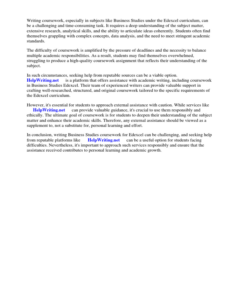 Business Studies Edexcel Coursework | PDF | Advertising | Human Communication