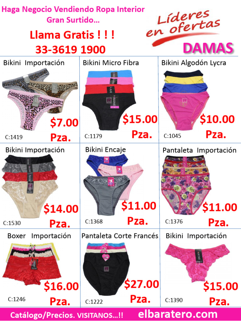 Catalogo | PDF | Moda | Lencería