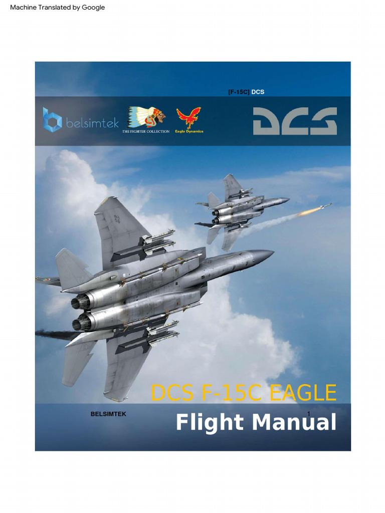 Manual F15c PTBR DCS | PDF | McDonnell Douglas F-15 Eagle | McDonnell Douglas F-4 Phantom II