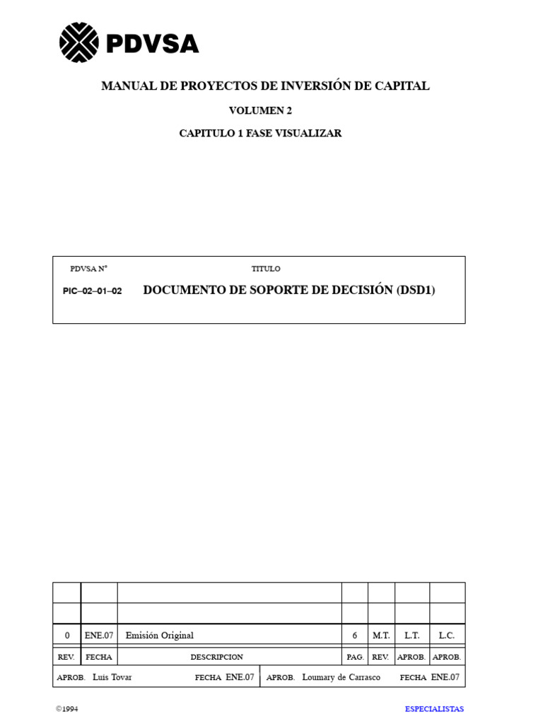 Pic - 02 - 01 - 02 DOCUMENTO DE SOPORTE DE DECISIÓN (DSD1) | PDF | Infraestructura | Evaluación ...