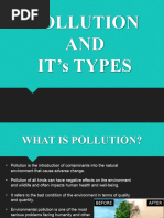 Overview of Pollution Types | PDF | Atmosphere Of Earth | Noise