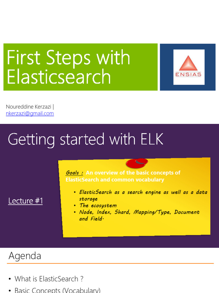 1-Getting Started With ELK | PDF | Database Index | Search Engine Indexing