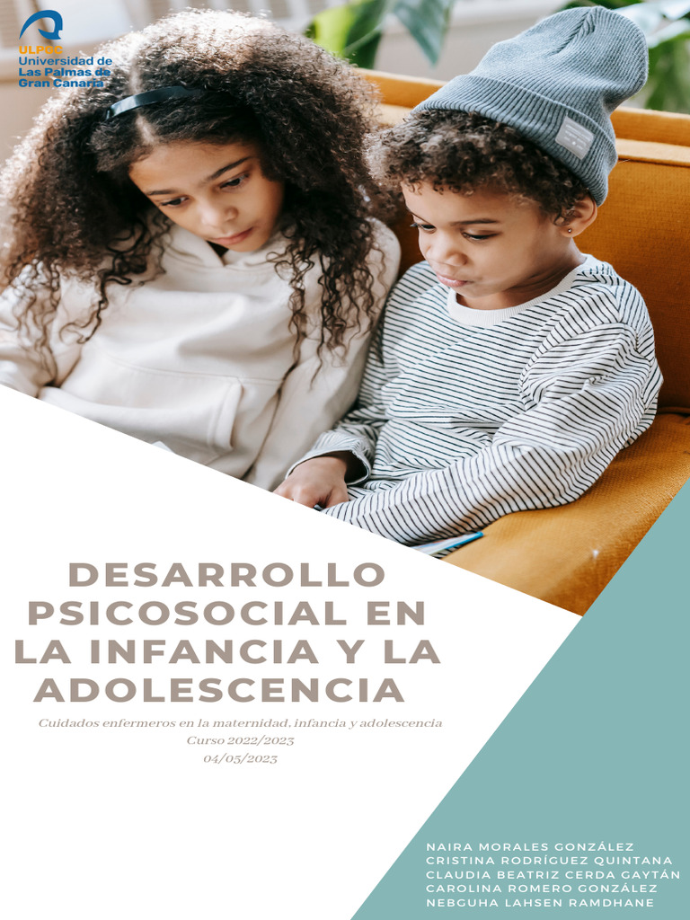 Tema 21 Desarrollo Psicosocial en La Infancia y La Adolescencia | PDF | Adultos | Salud mental