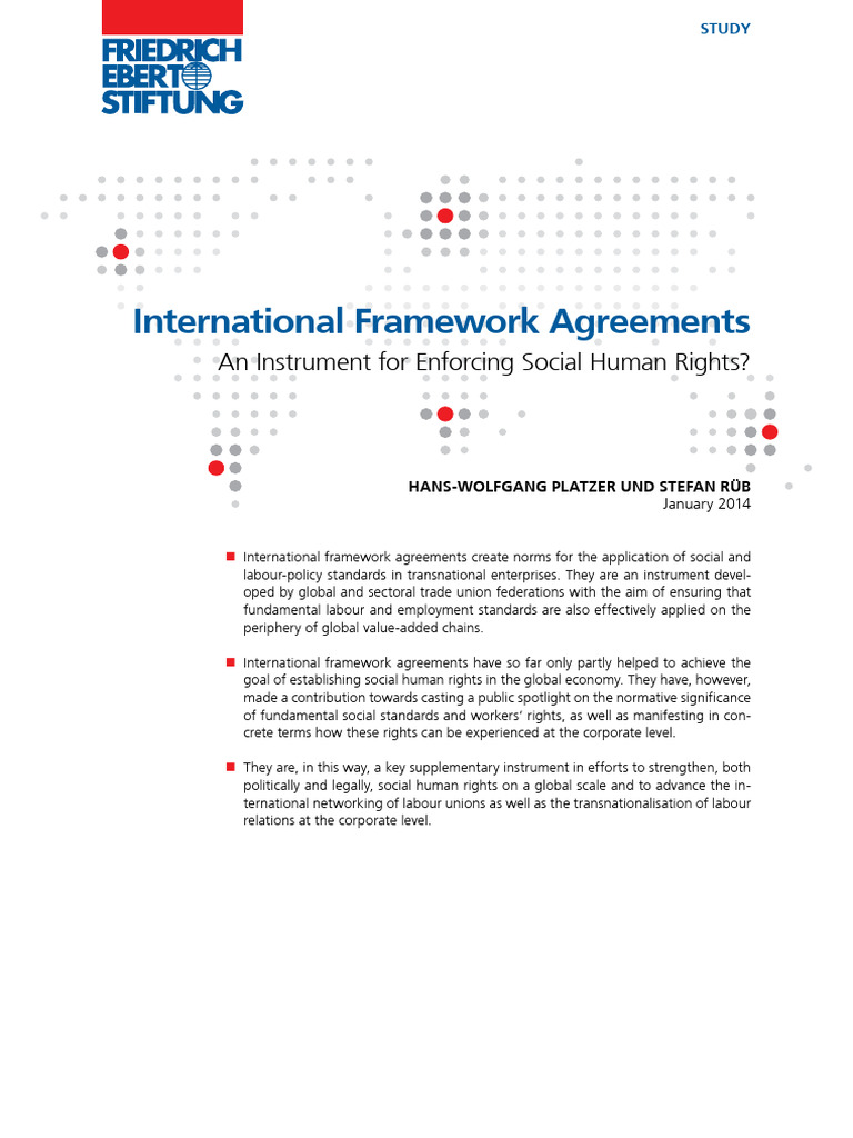 International Framework Agreements: An Instrument For Enforcing Social ...