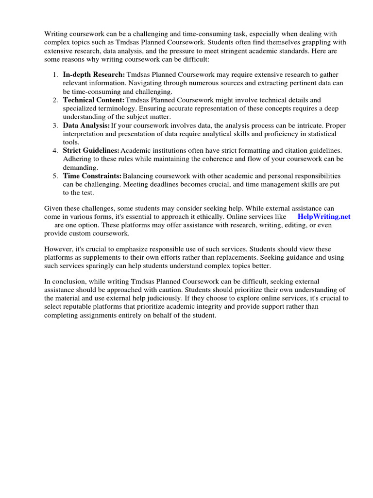 Tmdsas Planned Coursework | PDF | Medical School | Medical College ...