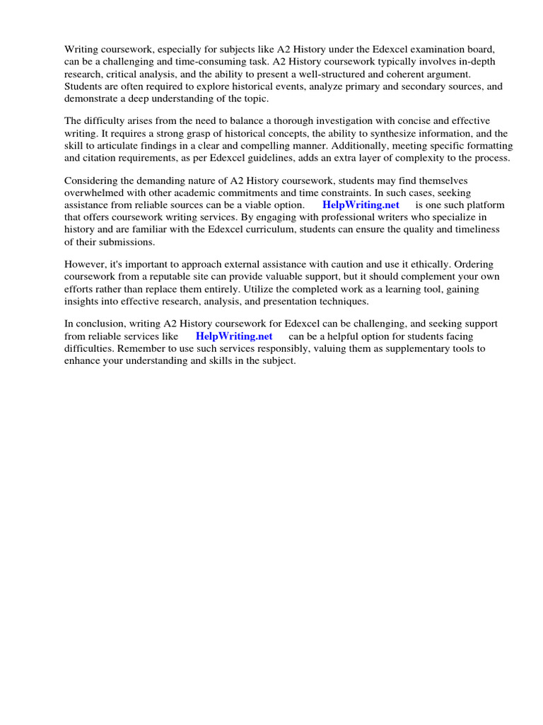 A2 History Coursework Edexcel | PDF | Facebook | Linked In