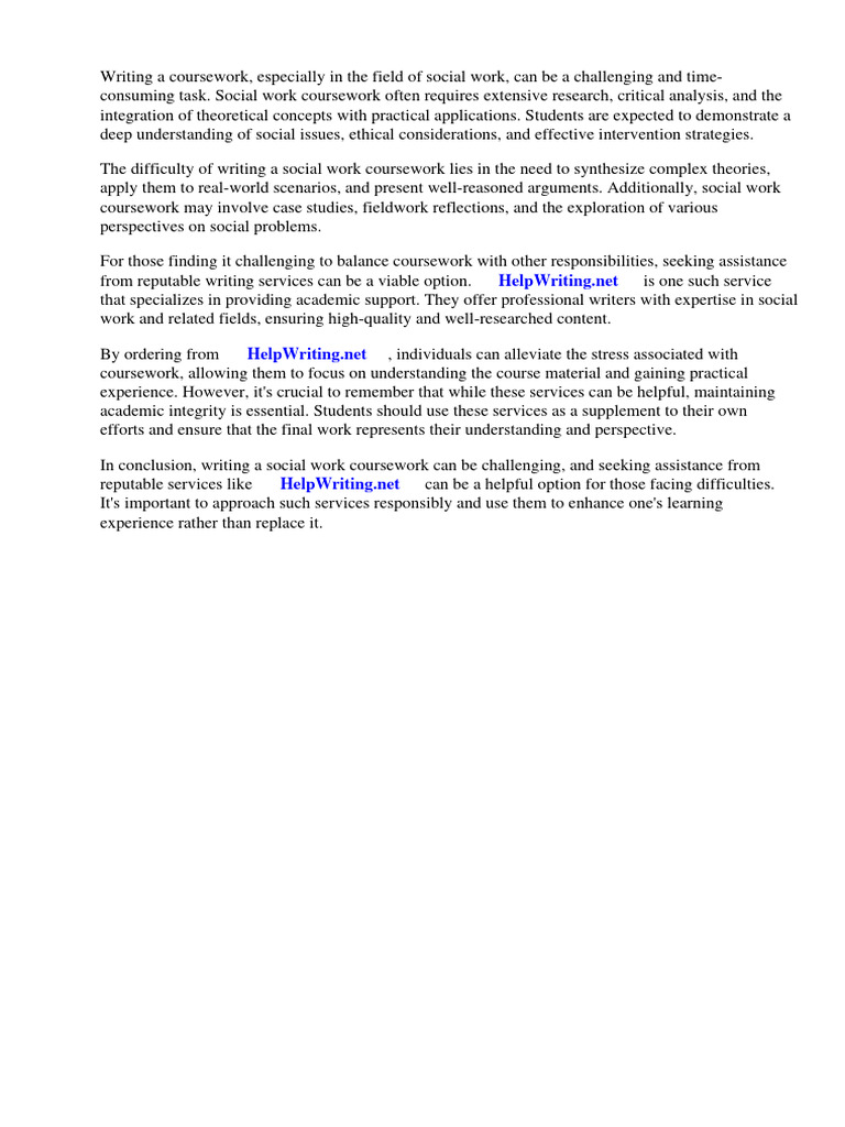 Social Work Course Nus | PDF | Social Work | Psychotherapy