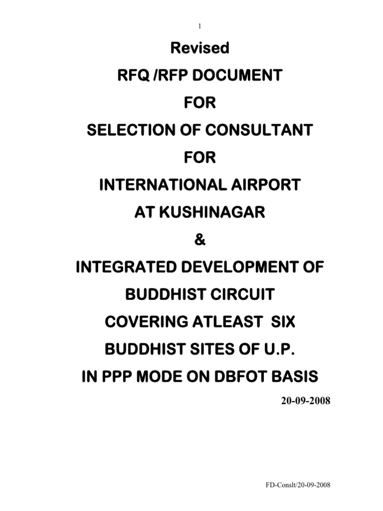 Revised RFQ - RFP Document For Selection - Uttar Pradesh ... | PDF Revised RFQ - RFP Document For Selection - Uttar Pradesh ... | PDF