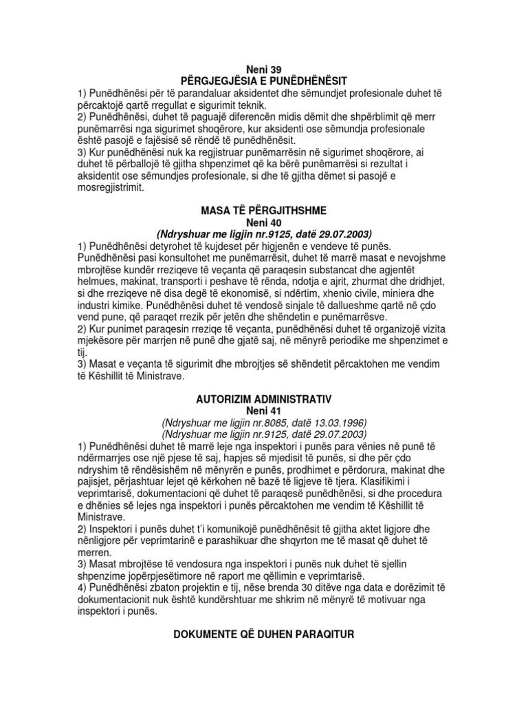 Sigurimi Dhe Mbrojtja e Shendetit | PDF