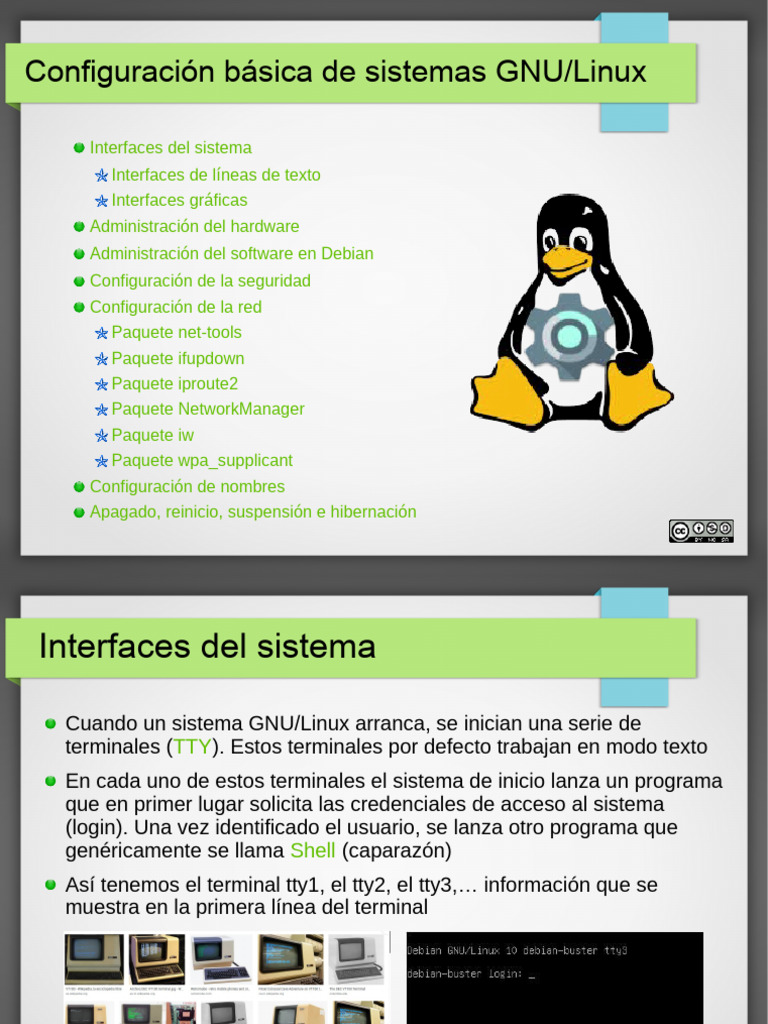 4.2.configuración Básica de Sistemas GNU Linux | PDF | Distribución de Linux | Informática
