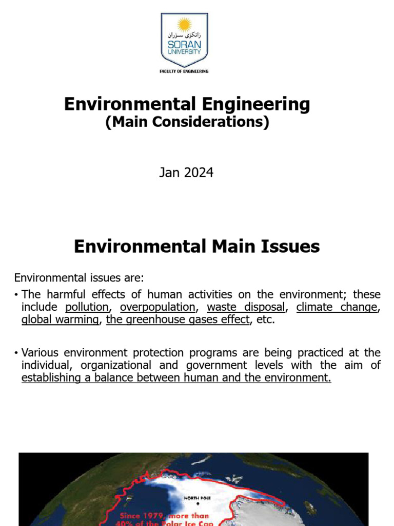 L2-Environmental Engineering - Main Consideration | PDF