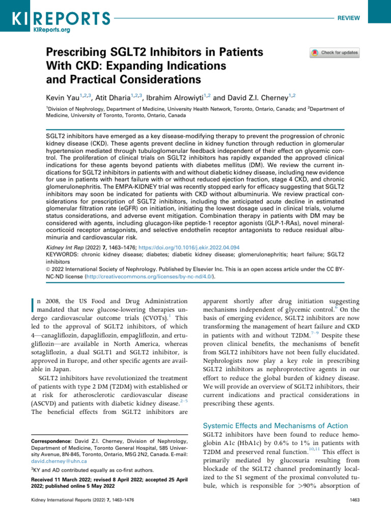 Prescribing SGLT2 Inhibitors in Patients With CKD Expanding Indications ... Prescribing SGLT2 Inhibitors in Patients With CKD Expanding Indications ...