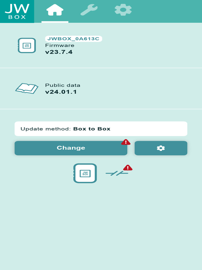 JW Box Status Page | PDF