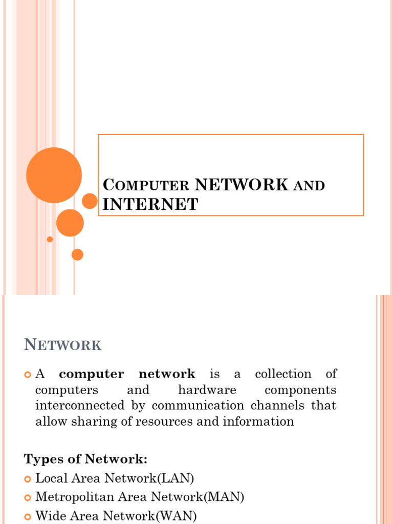 Network & Internet | PDF | Computer Network | Transmission Medium
