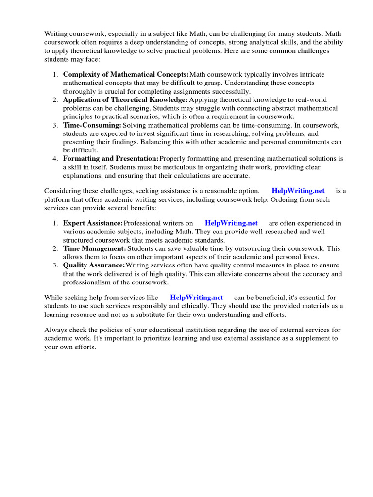 Math T Coursework 2017 Sem 1 | PDF | Mathematics | Equations