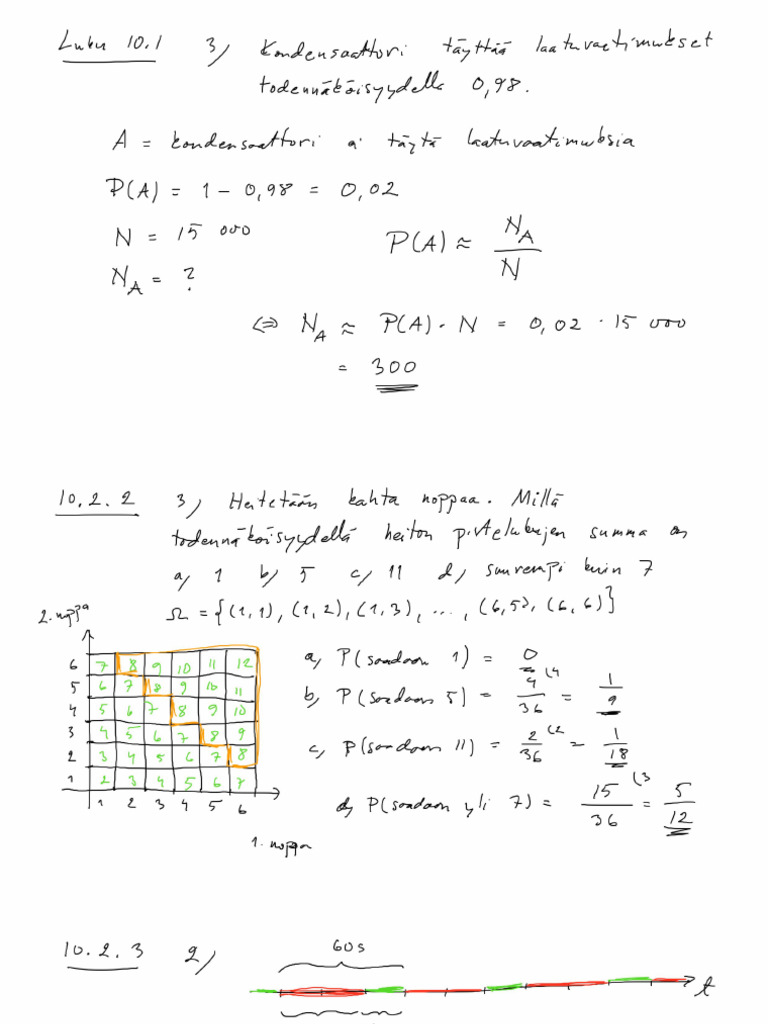 Todennakoisyys Luento 3 | PDF