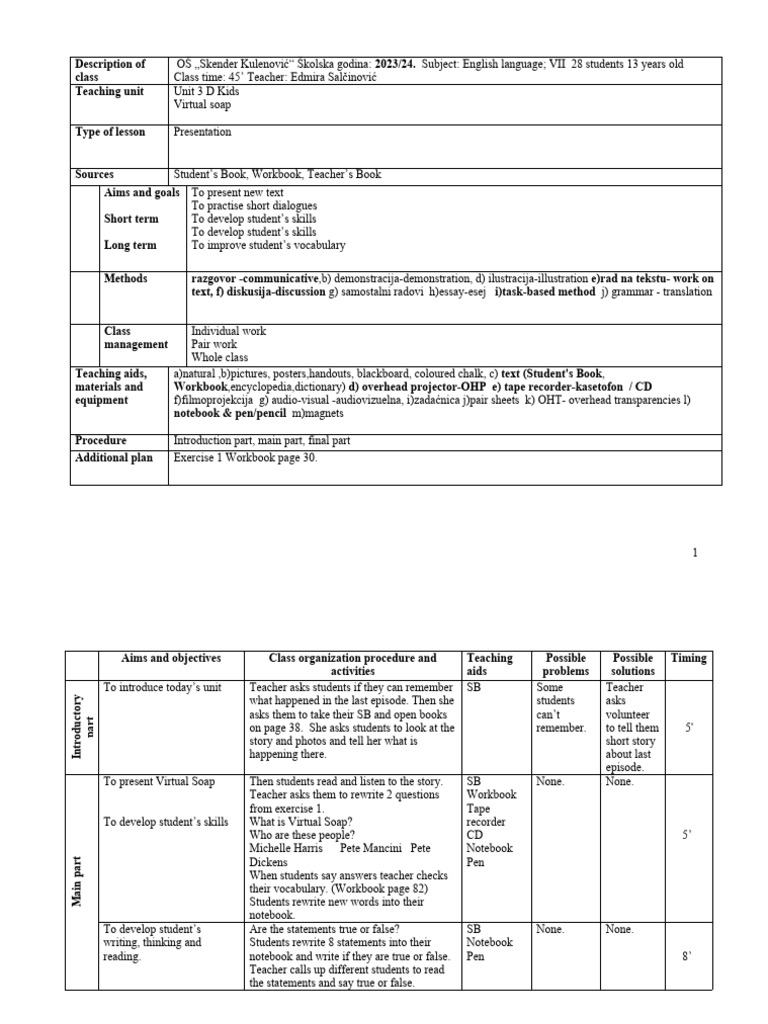 32 Lesson | PDF | Human Communication | Learning