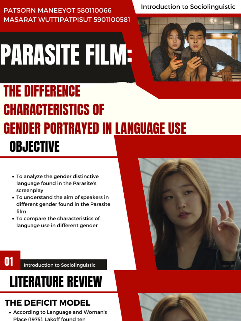 Gender Language Analysis in Parasite Film | PDF | Gender | Gender Studies