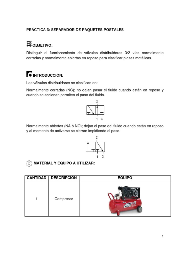 Práctica 3 Separador de Paquetes Postales | PDF