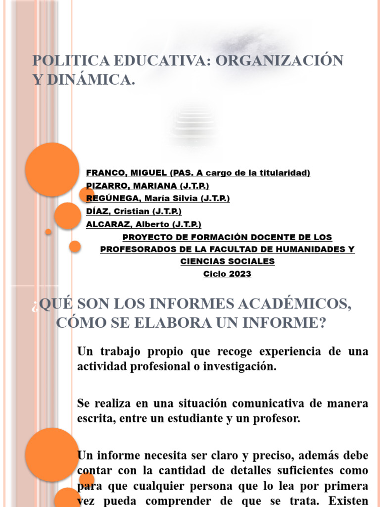 Clase Practica Ii Informe Académico | PDF