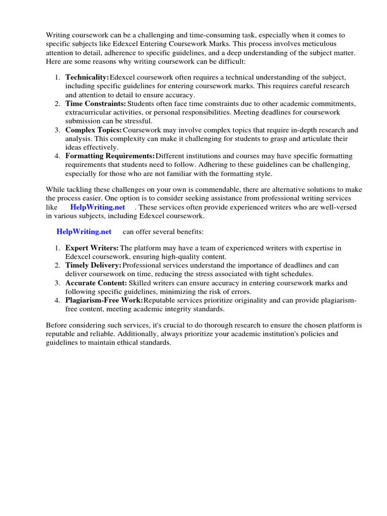 Edexcel Entering Coursework Marks | PDF | Libraries