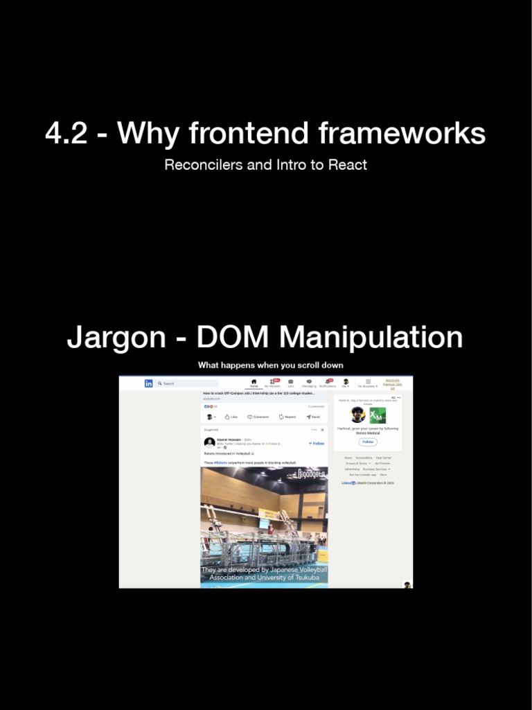 4.2 React Foundation | PDF | Document Object Model | Hypertext
