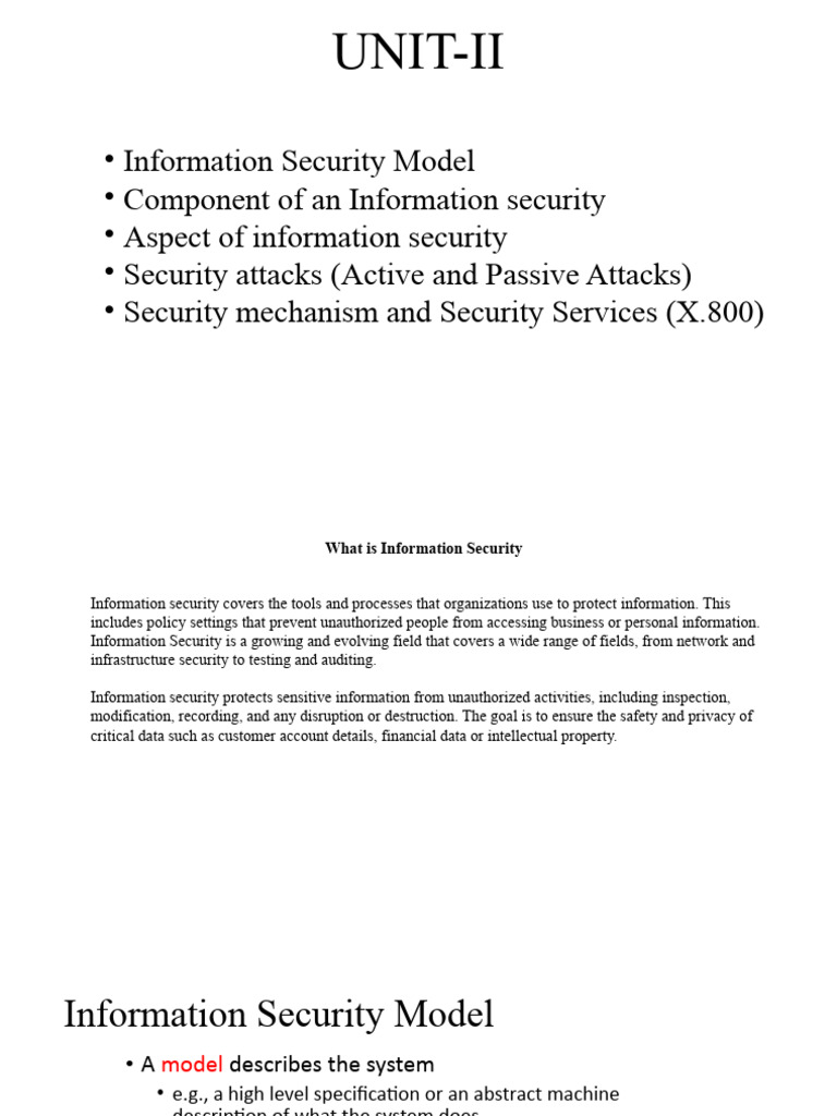 UNIT-II Cyber Security | Download Free PDF | Security | Computer Security