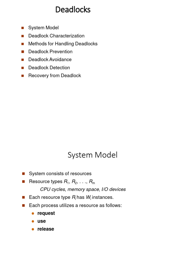 6deadlock Dated 14-10-2022 | PDF | Theoretical Computer Science | Concurrency (Computer Science)