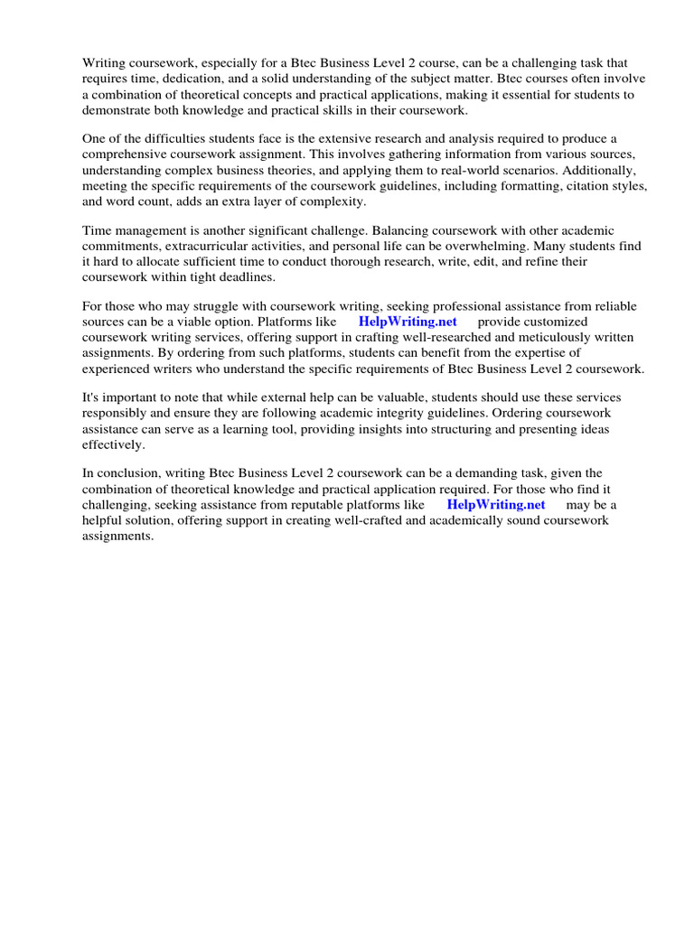 Btec Business Level 2 Coursework | PDF | Facebook | Linked In