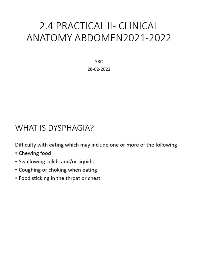 Ii-2.4 Practical Clinical Anatomy of Abdomen | PDF