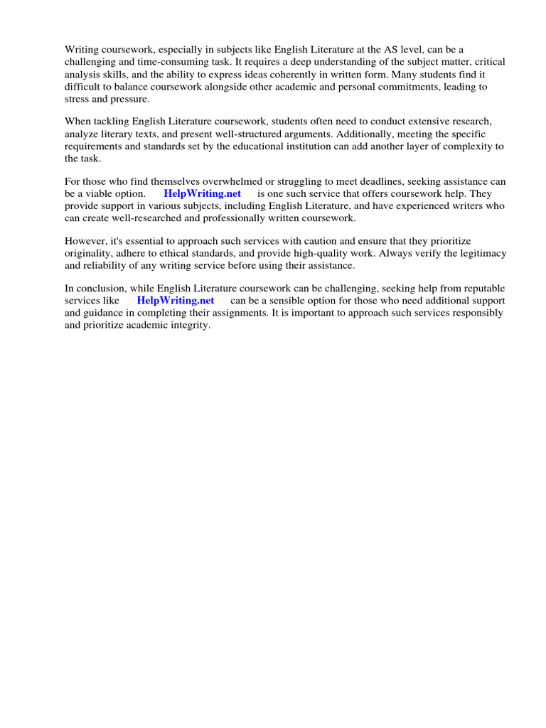 English Literature As Level Coursework Help | PDF | A Doll's House