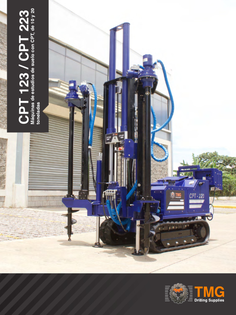 CPT Drillrigs Specs Sheet | PDF | Vehículos | Bienes manufacturados