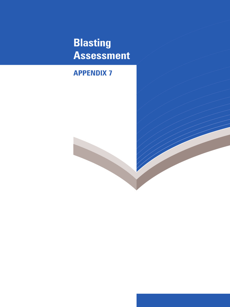 Appendix - 7 Blasting Assessment | PDF | Mining | Microphone