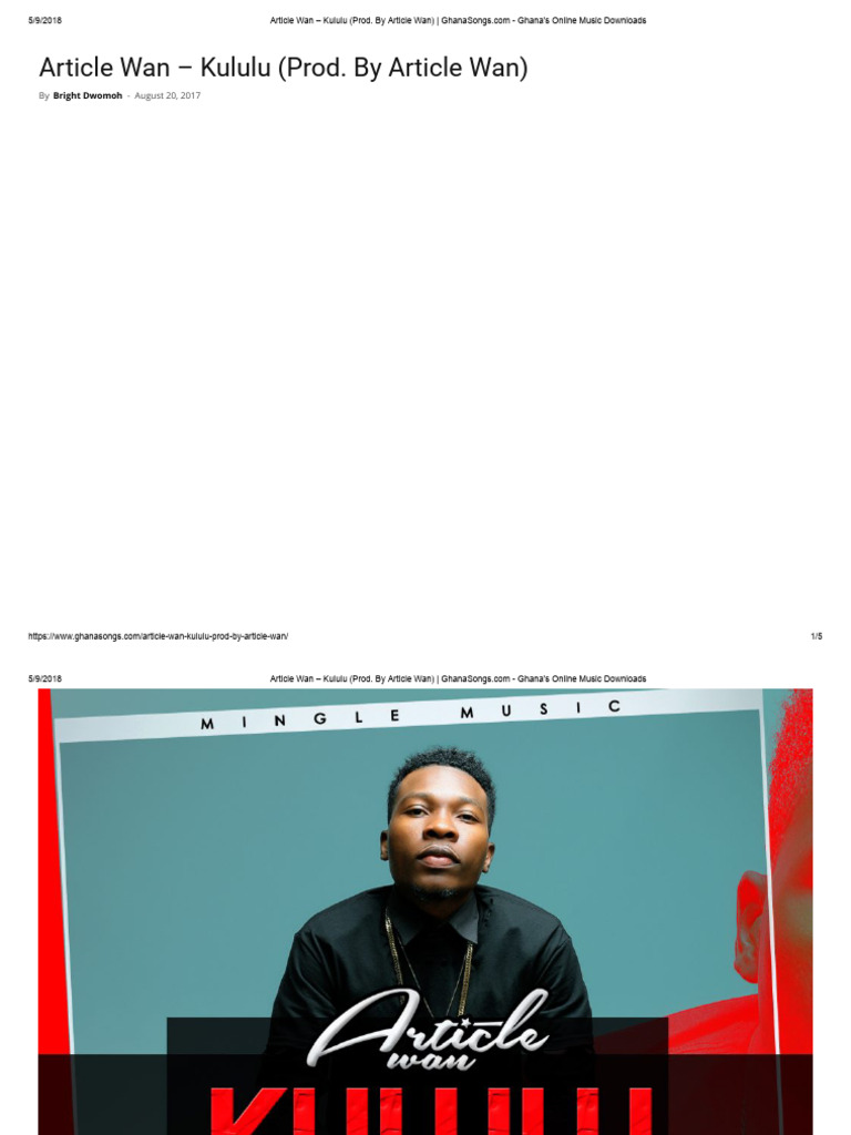 Article Wan - Kululu | PDF