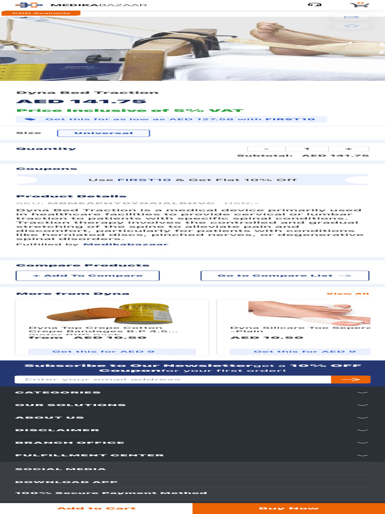 Dyna Bed Traction | PDF