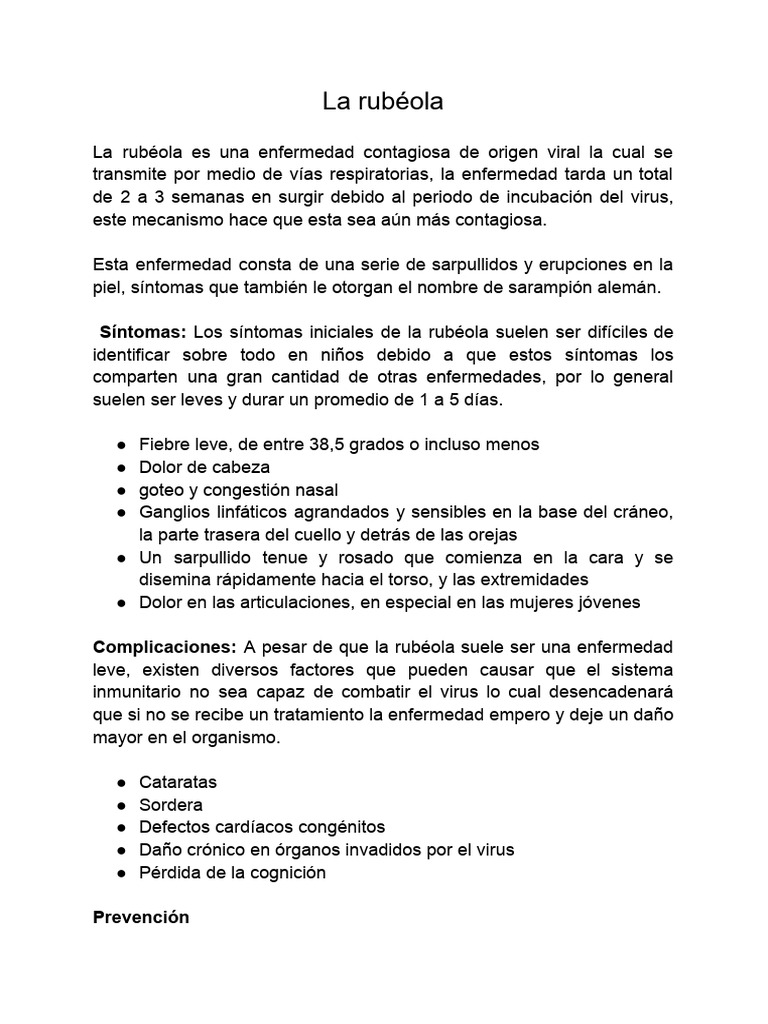 Mononucleosis y Rubeola | PDF | Medicina CLINICA | Enfermedades y trastornos