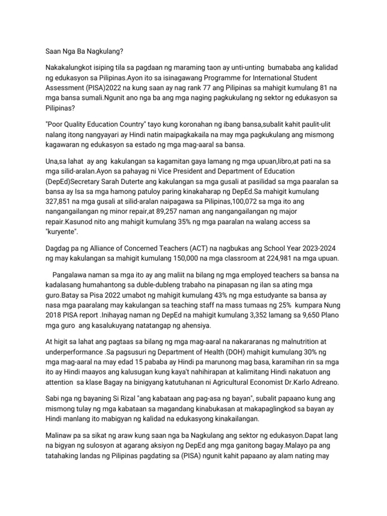 Saan Nga Ba Nag-WPS Office | PDF