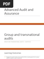ISA 600 - Audit of Group FS (Revised) | PDF