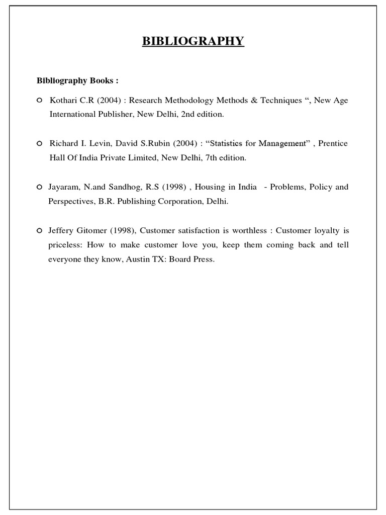 Bibliography Annexure | Download Free PDF | Business Process | Business ...